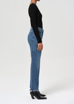 90's Pinch Waist High Rise Straight in Range – AGOLDE
