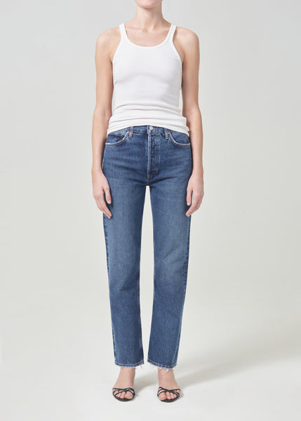 90's Pinch Waist High Rise Straight in Range – AGOLDE