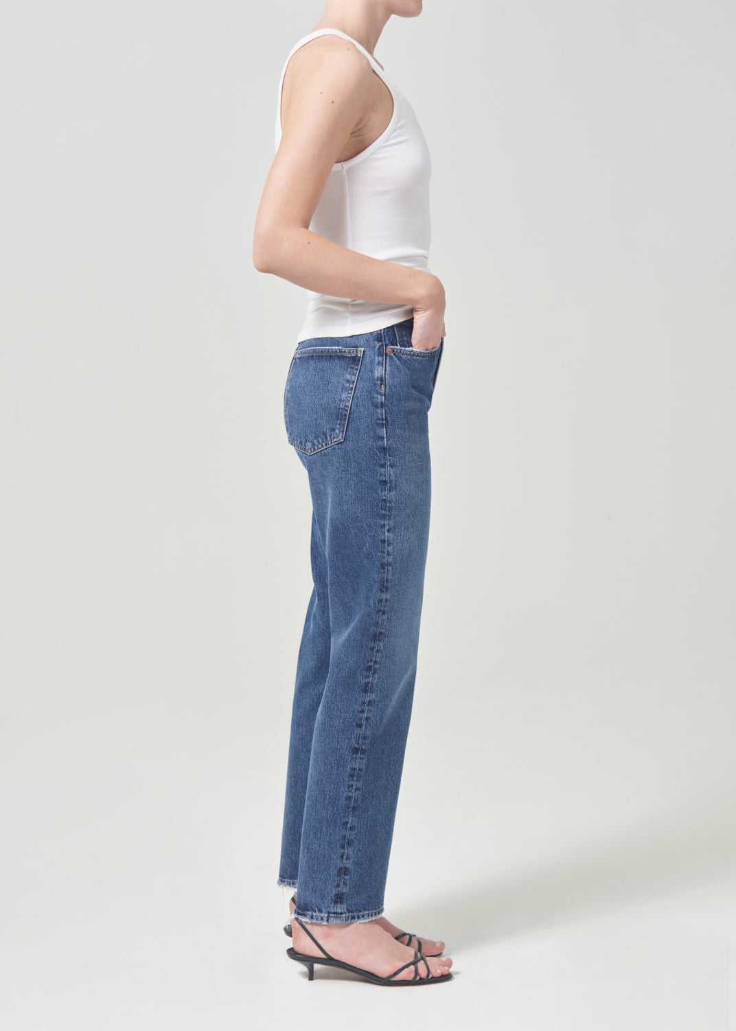 90's Pinch Waist High Rise Straight in Range – AGOLDE
