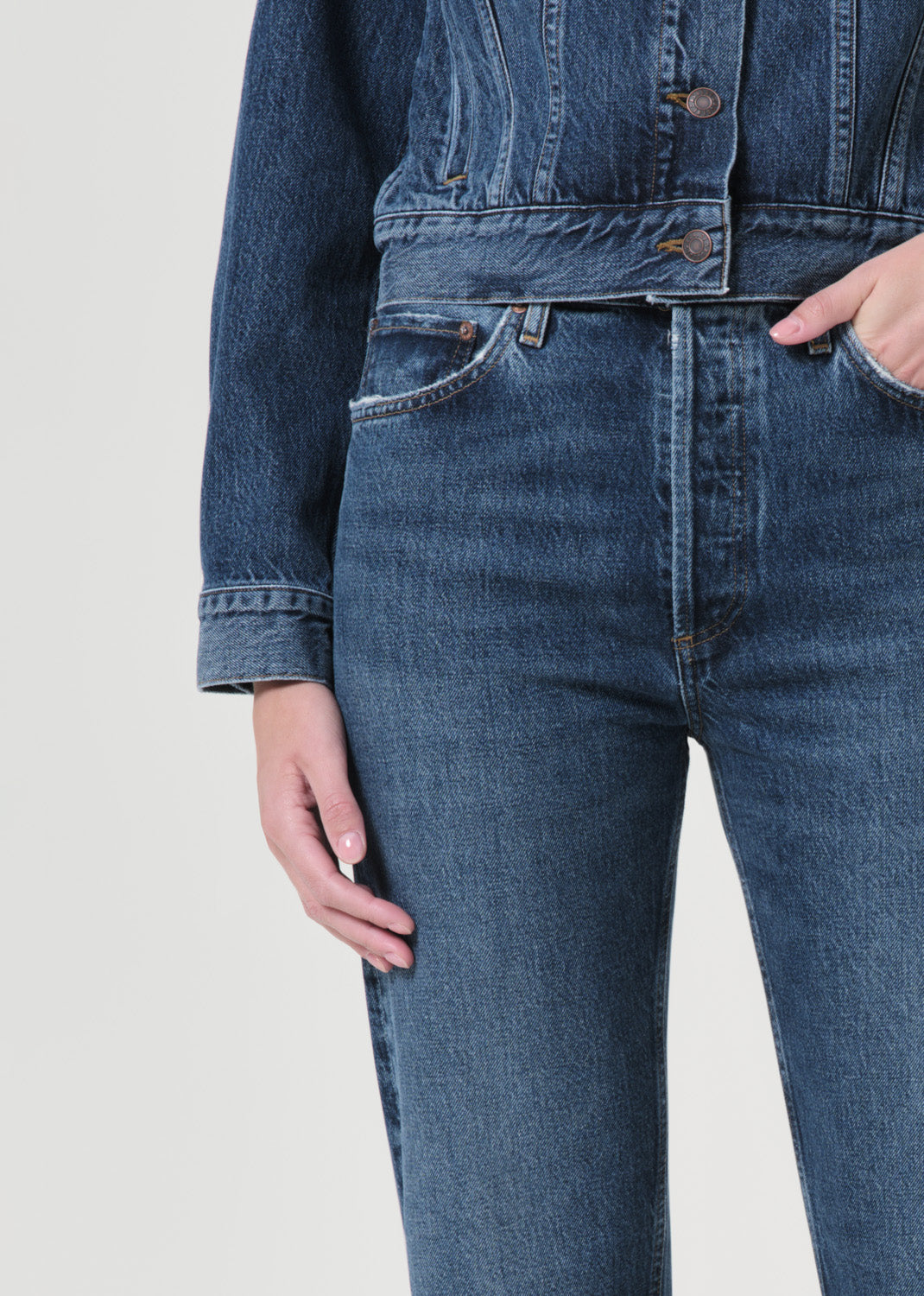 90's Pinch Waist High Rise Straight in Range – AGOLDE