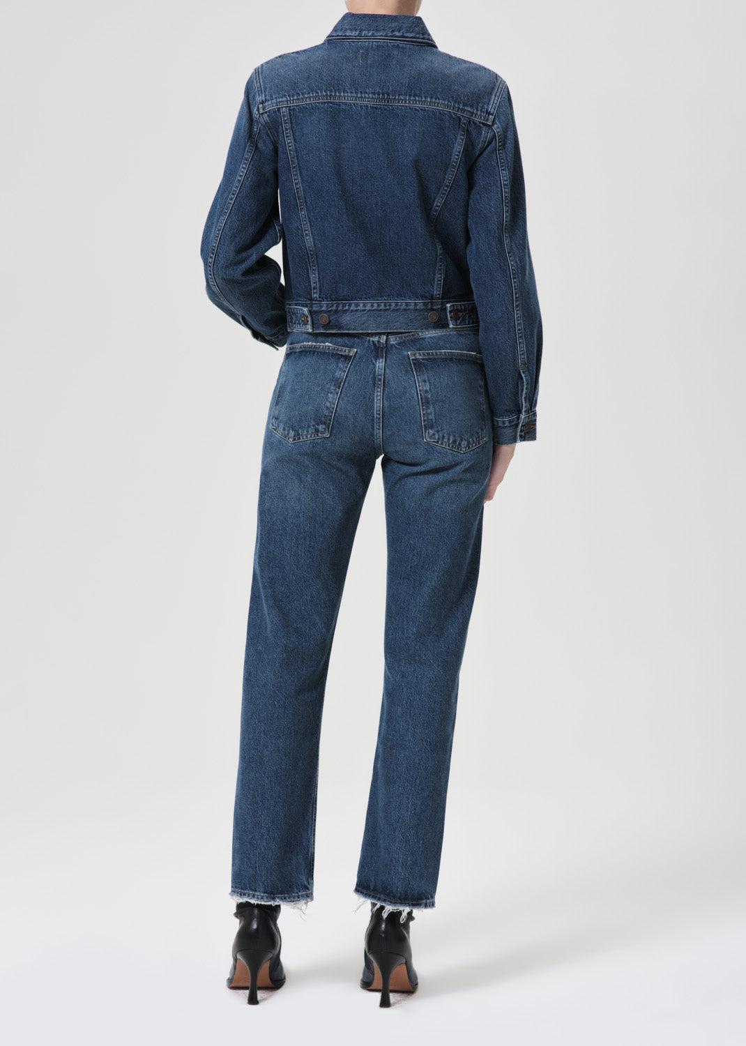 90's Pinch Waist High Rise Straight in Range – AGOLDE