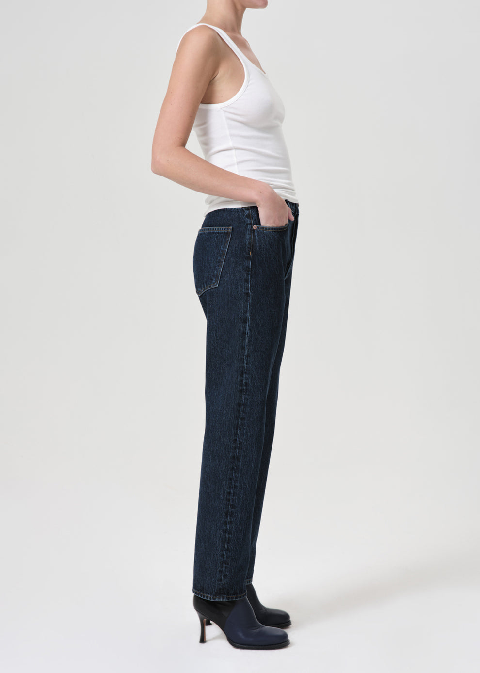 90's Pinch Waist High Rise Straight in Pendulum – AGOLDE