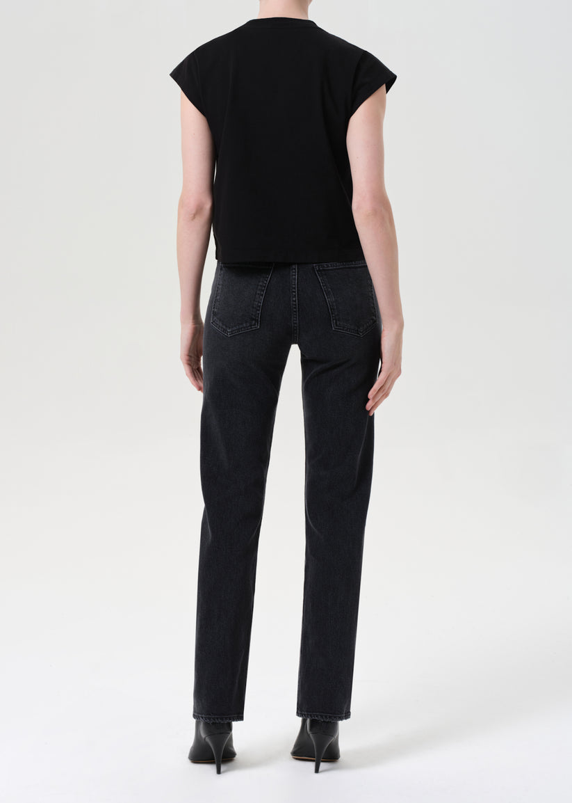 90's Pinch Waist High Rise Straight Long (Weightless Stretch) in Radiu ...
