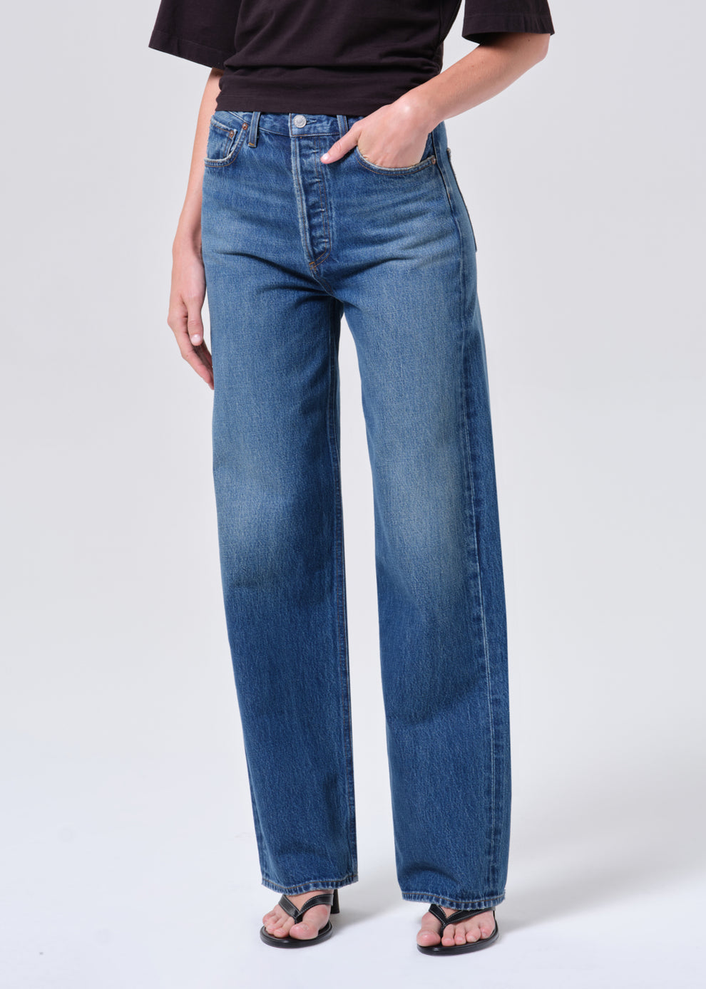 Ren High Rise Wide Leg 32 in Chapter – AGOLDE