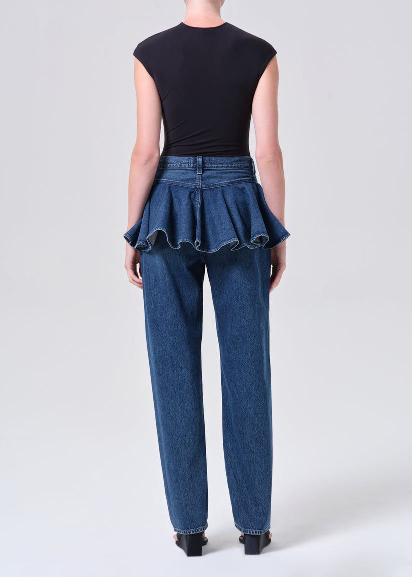 Peplum Jean in Peak – AGOLDE