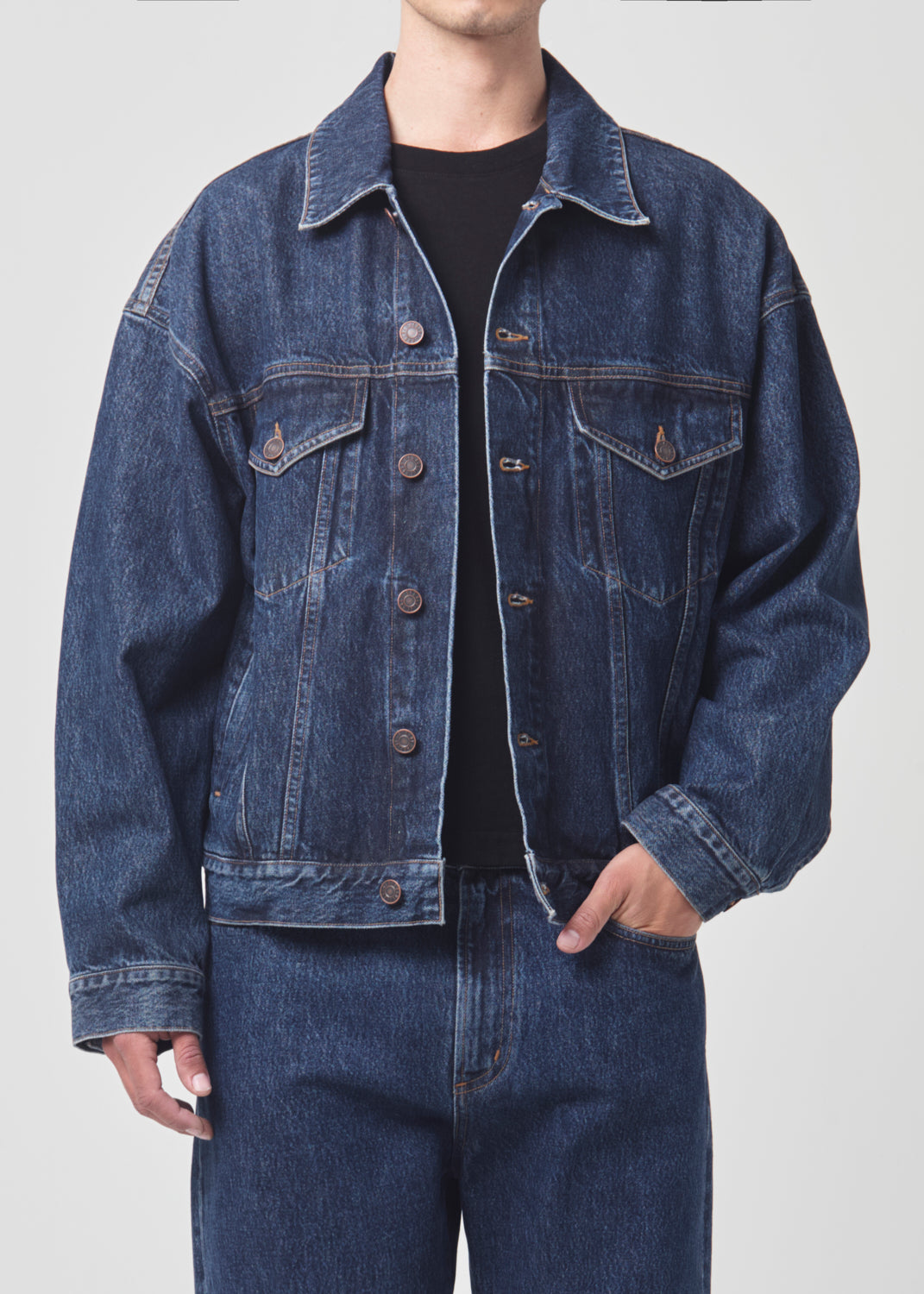 Stefano Jean Jacket in Pendulum – AGOLDE