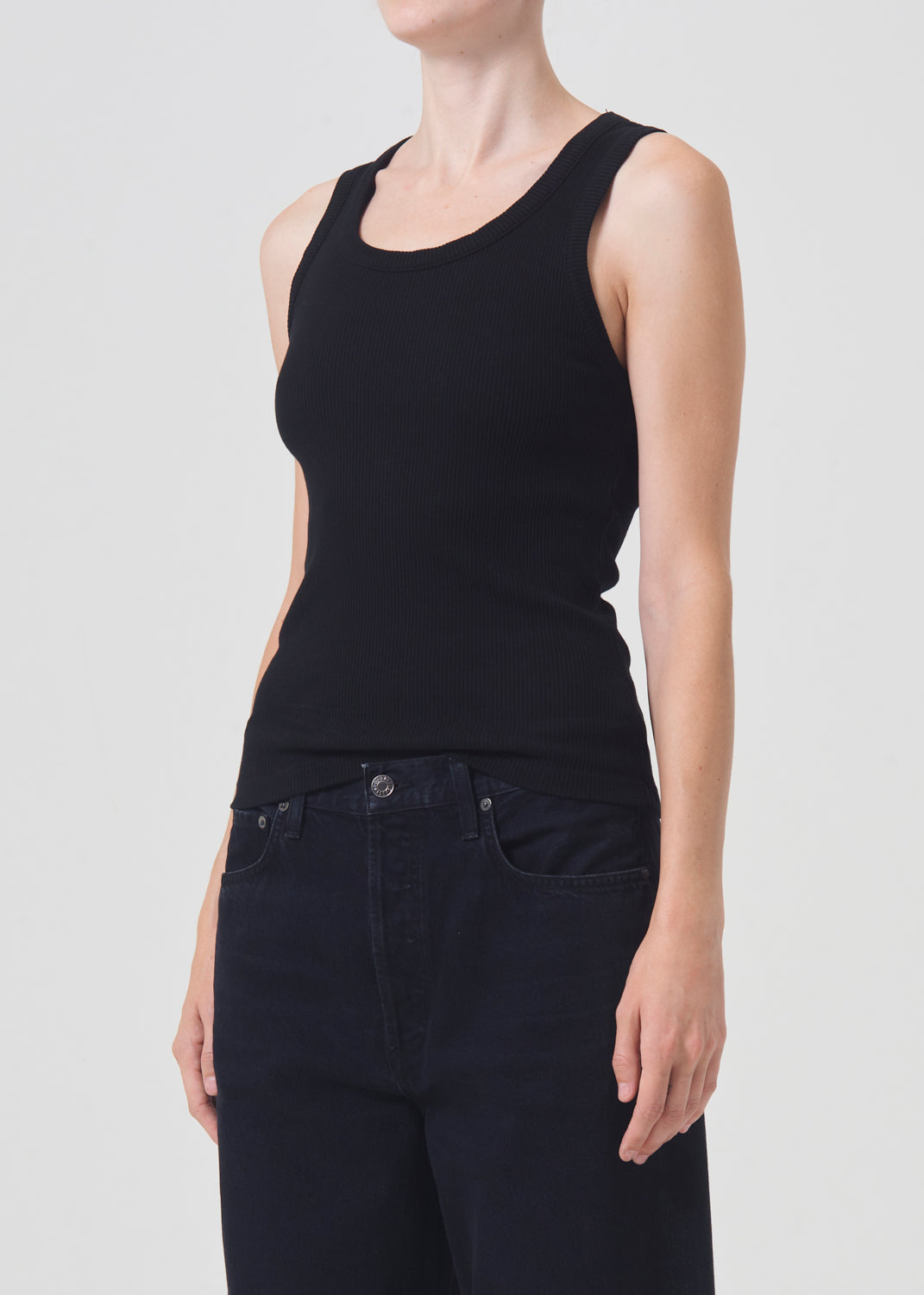 Poppy Tank in Black – AGOLDE