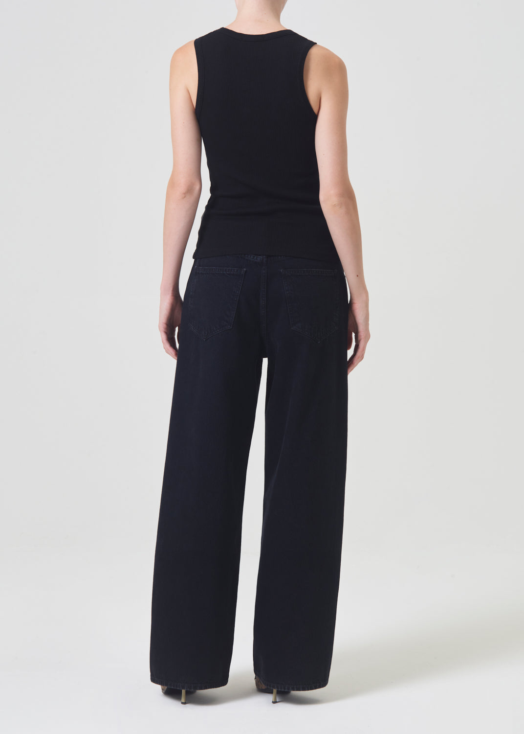 Poppy Tank in Black – AGOLDE