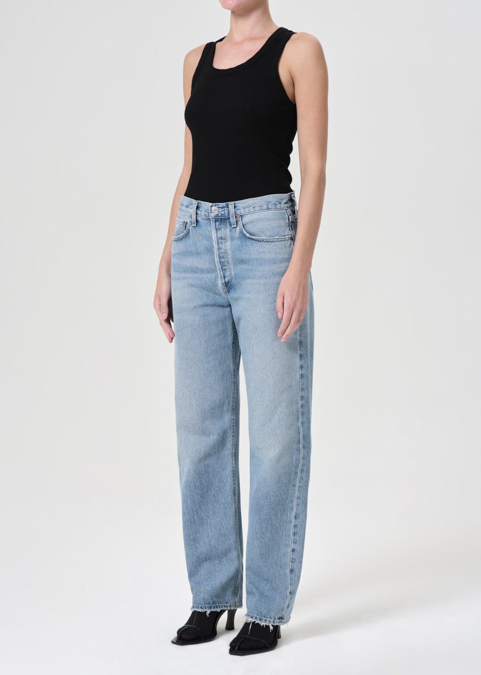 Poppy Tank in Black – AGOLDE