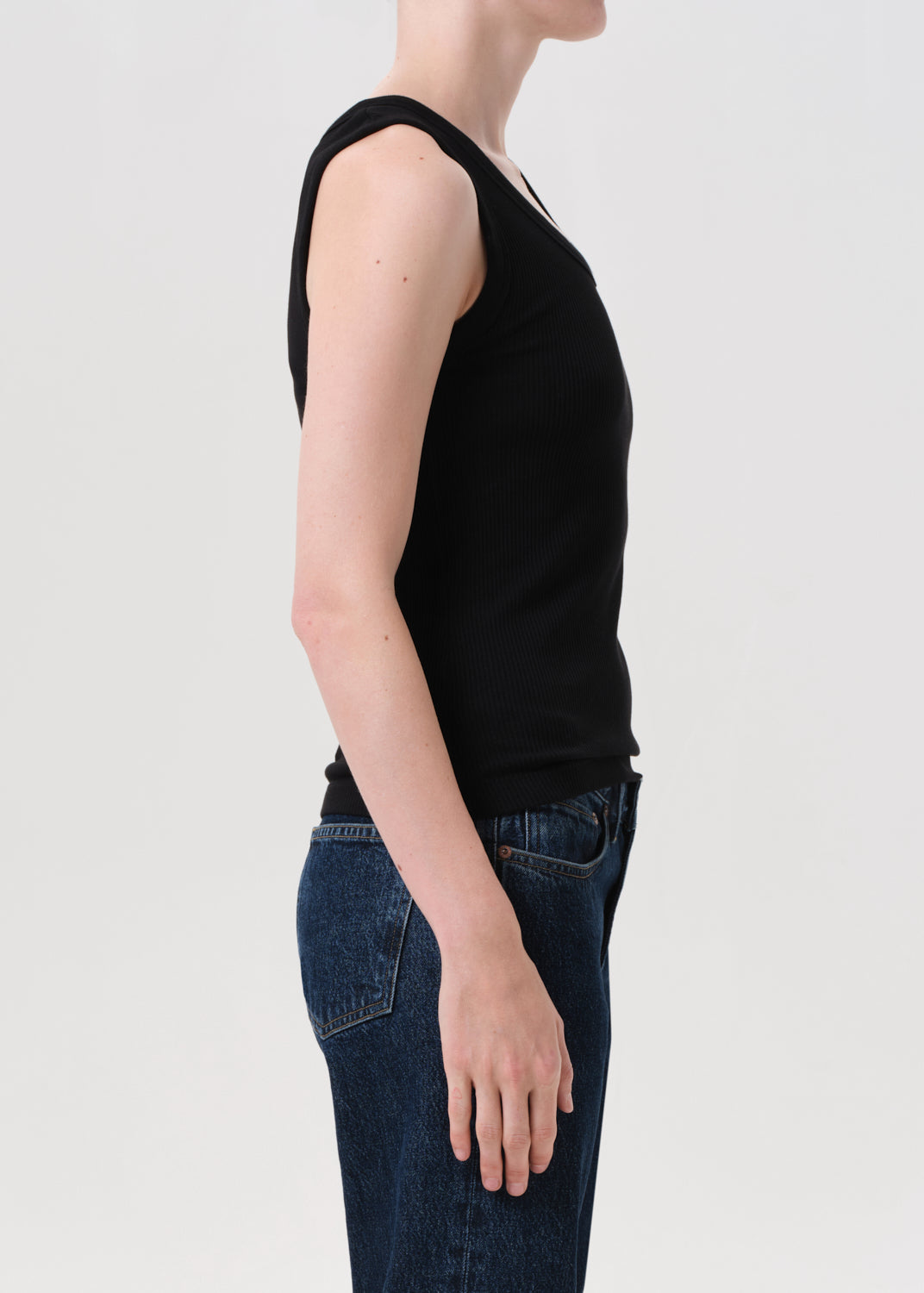 Poppy Tank in Black – AGOLDE