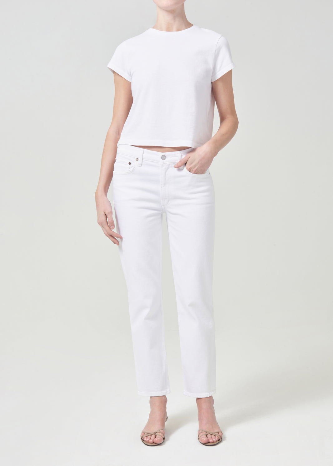 Kye Mid Rise Straight Crop Collection – AGOLDE